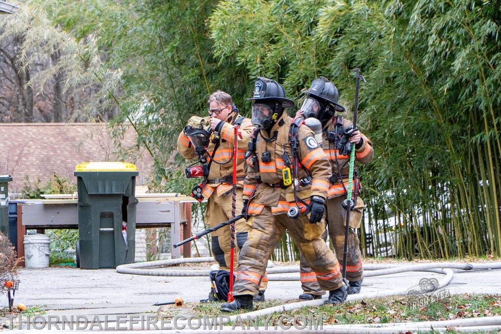 Working Fire in West Bradford - Thorndale Fire Company
