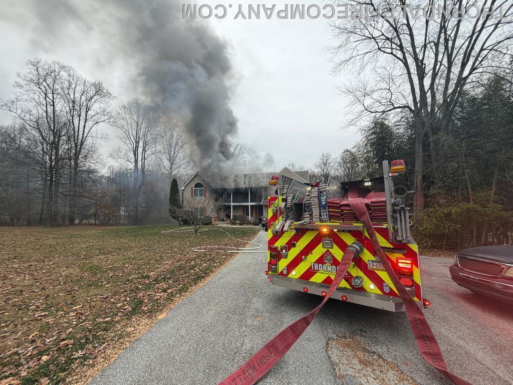 Working Fire in West Bradford - Thorndale Fire Company